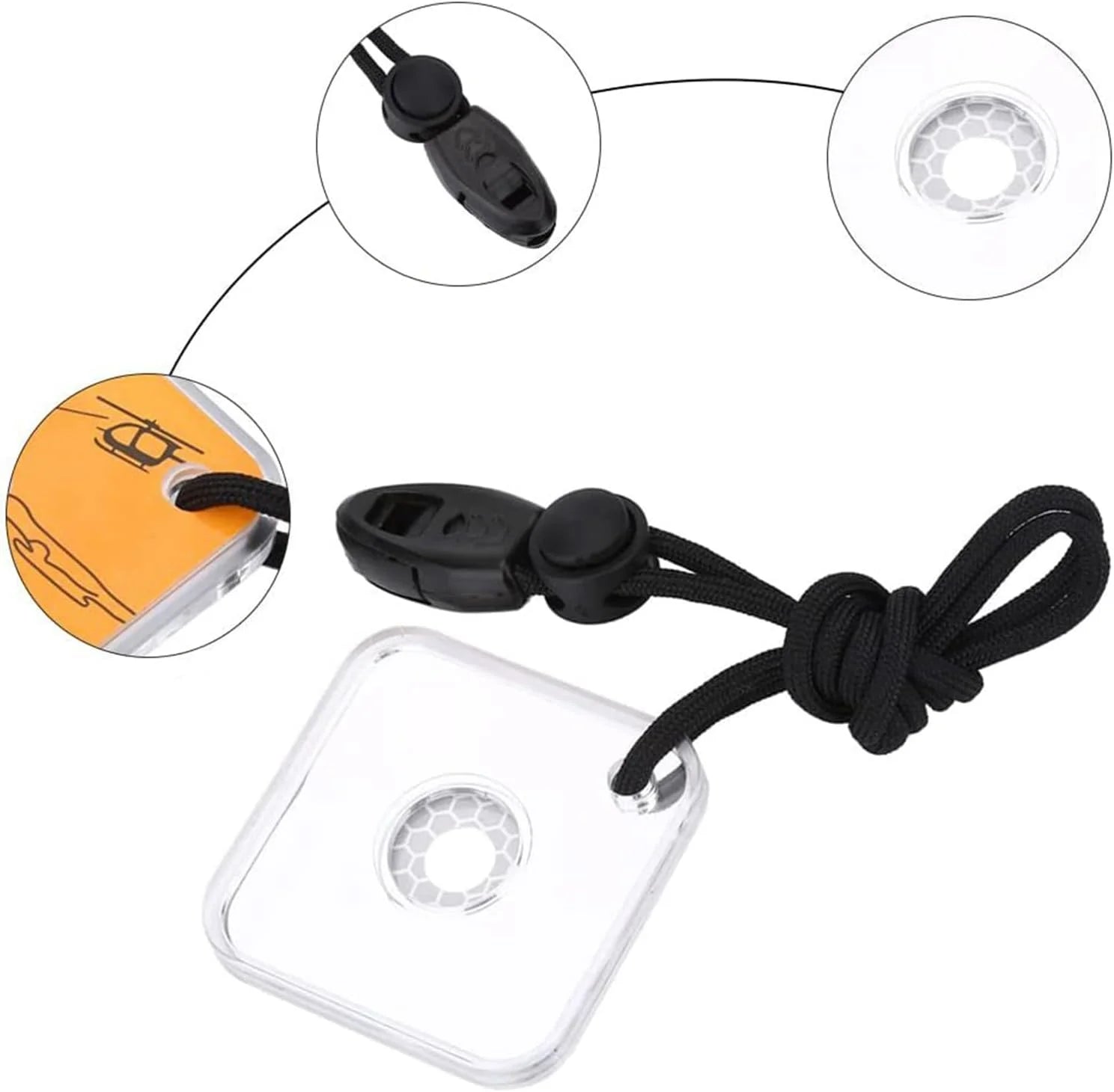 Emergency Signaling Mirror - 1PC Sunlight Reflector for Outdoor Surviv ...